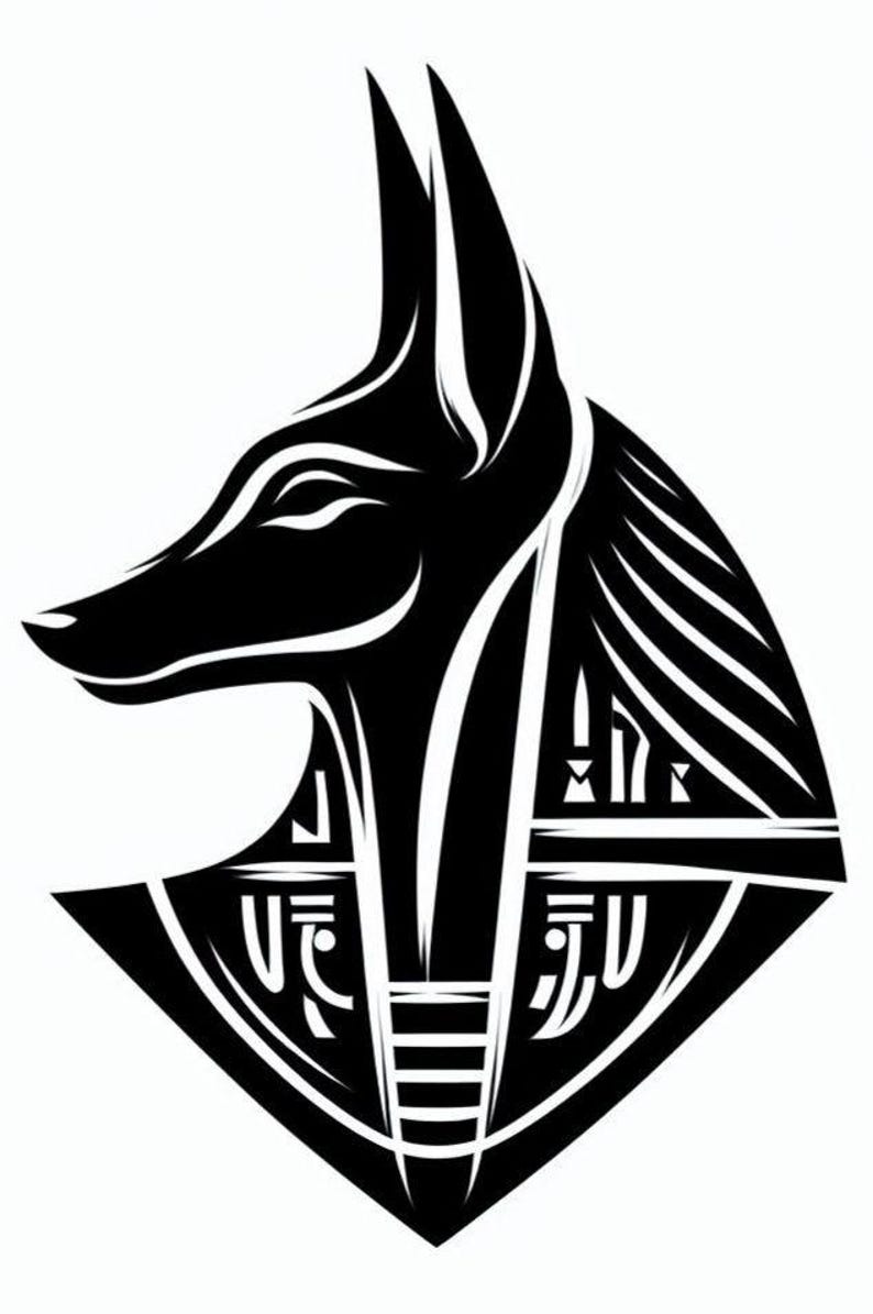 Anubis Silhouette Cut File, Egyptian Decor (digital Download) - Etsy