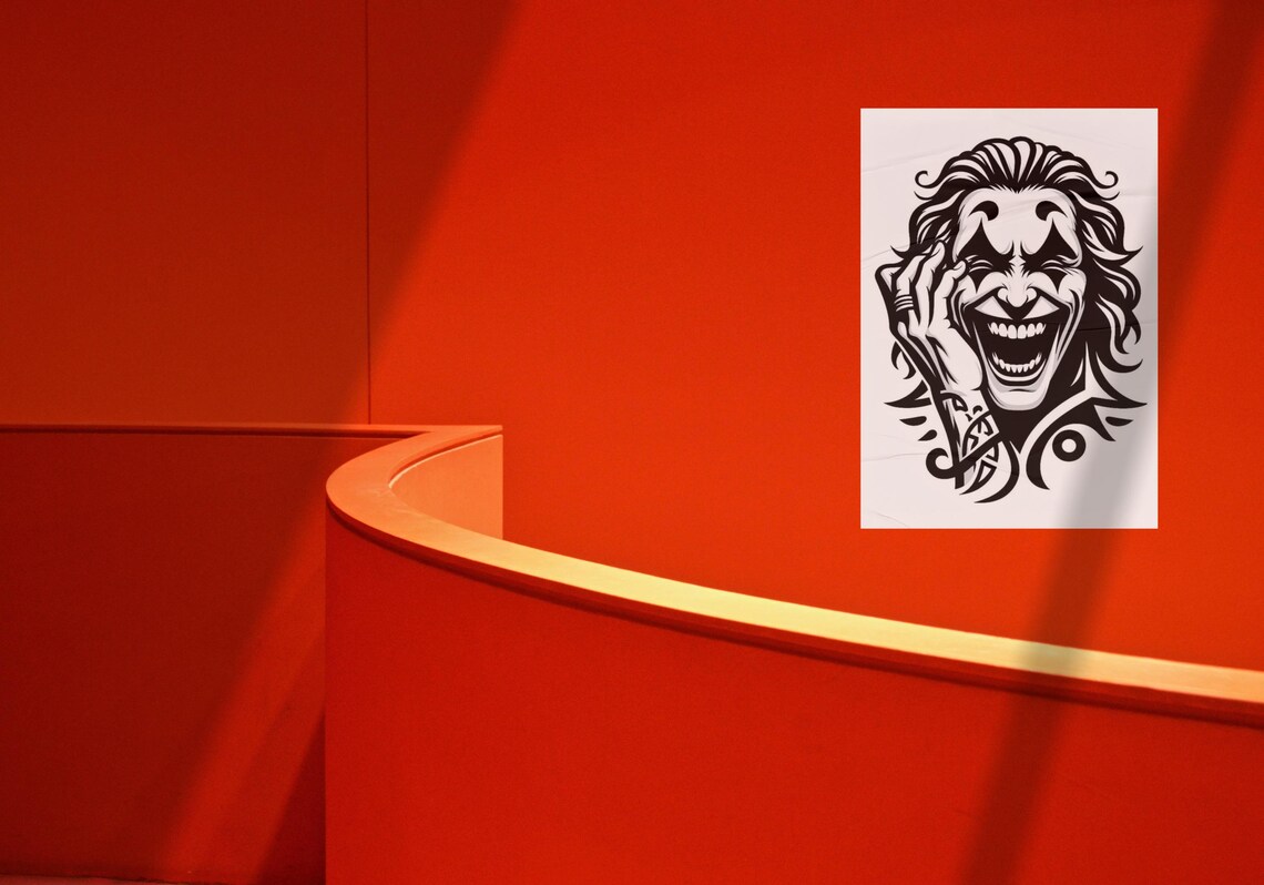 Joker Head Cut File: Laser, Plasma, Cricut, CNC (digital Download) - Etsy