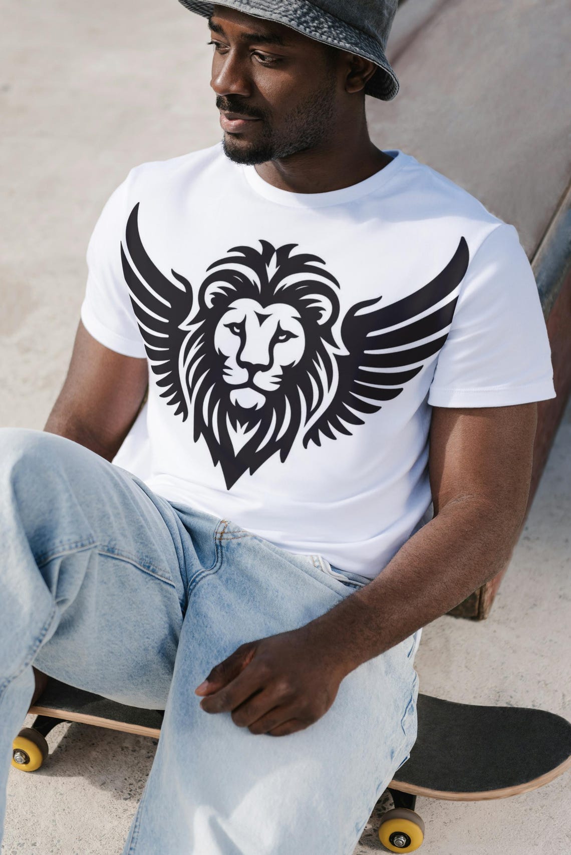 Winged Lion Head Cut File, CNC Plasma Laser, Metal Wall Decor (digital ...