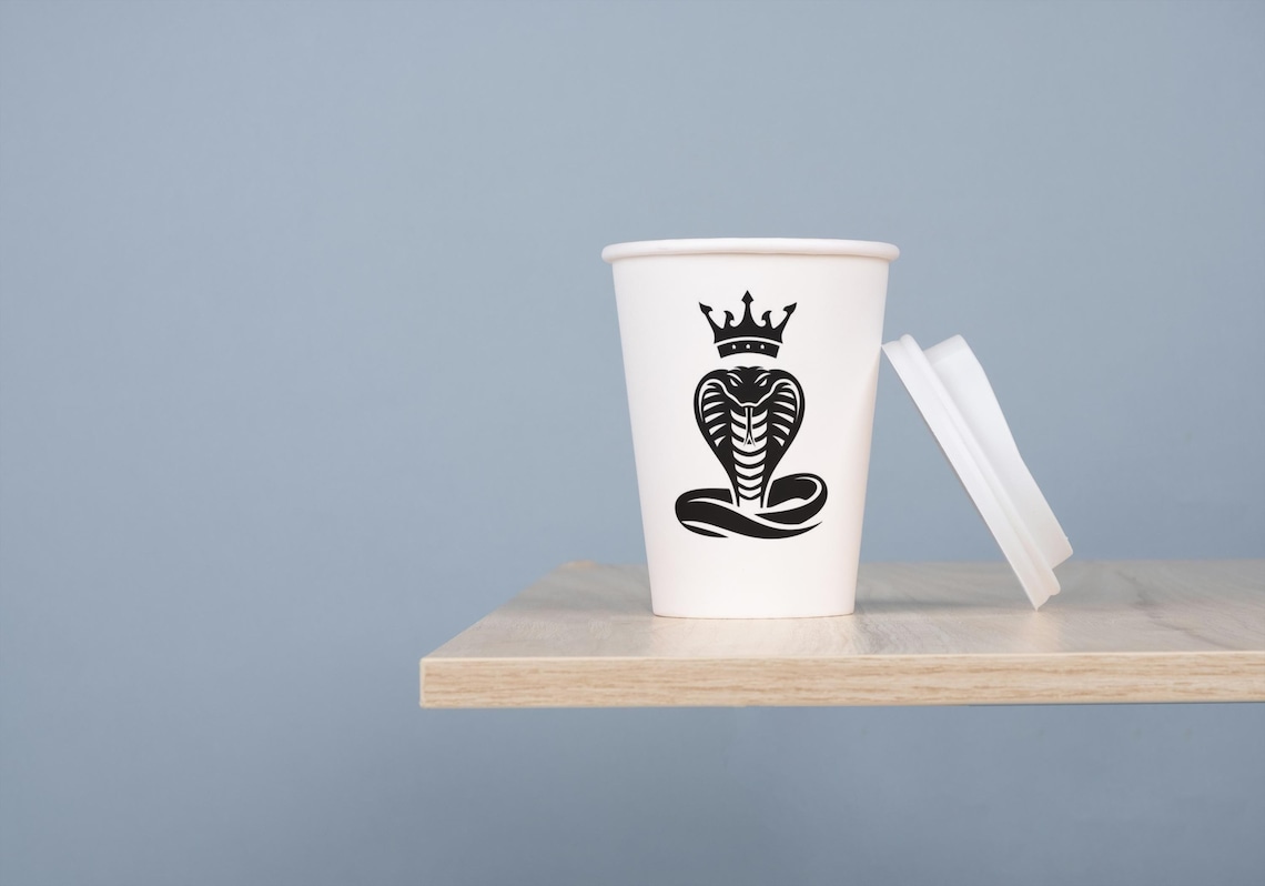 King Cobra Snake Illustration: Laser Cut File, CNC Metal Wall Art ...