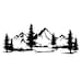 Mountain Dxf CDR Png JPEG PDF Files , Mountains , Forest , Laser , Cut ...