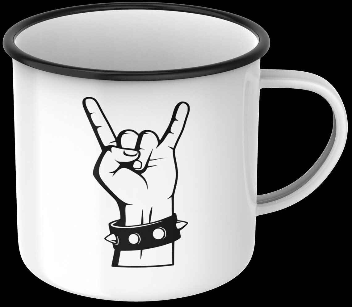 Rock Hand Sign - Heavy Metal File SVG: Laser, Plasma, Cricut CNC ...
