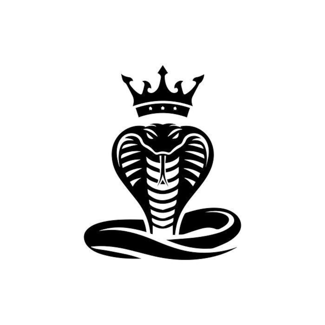 King Cobra Snake Illustration: Laser Cut File, CNC Metal Wall Art ...