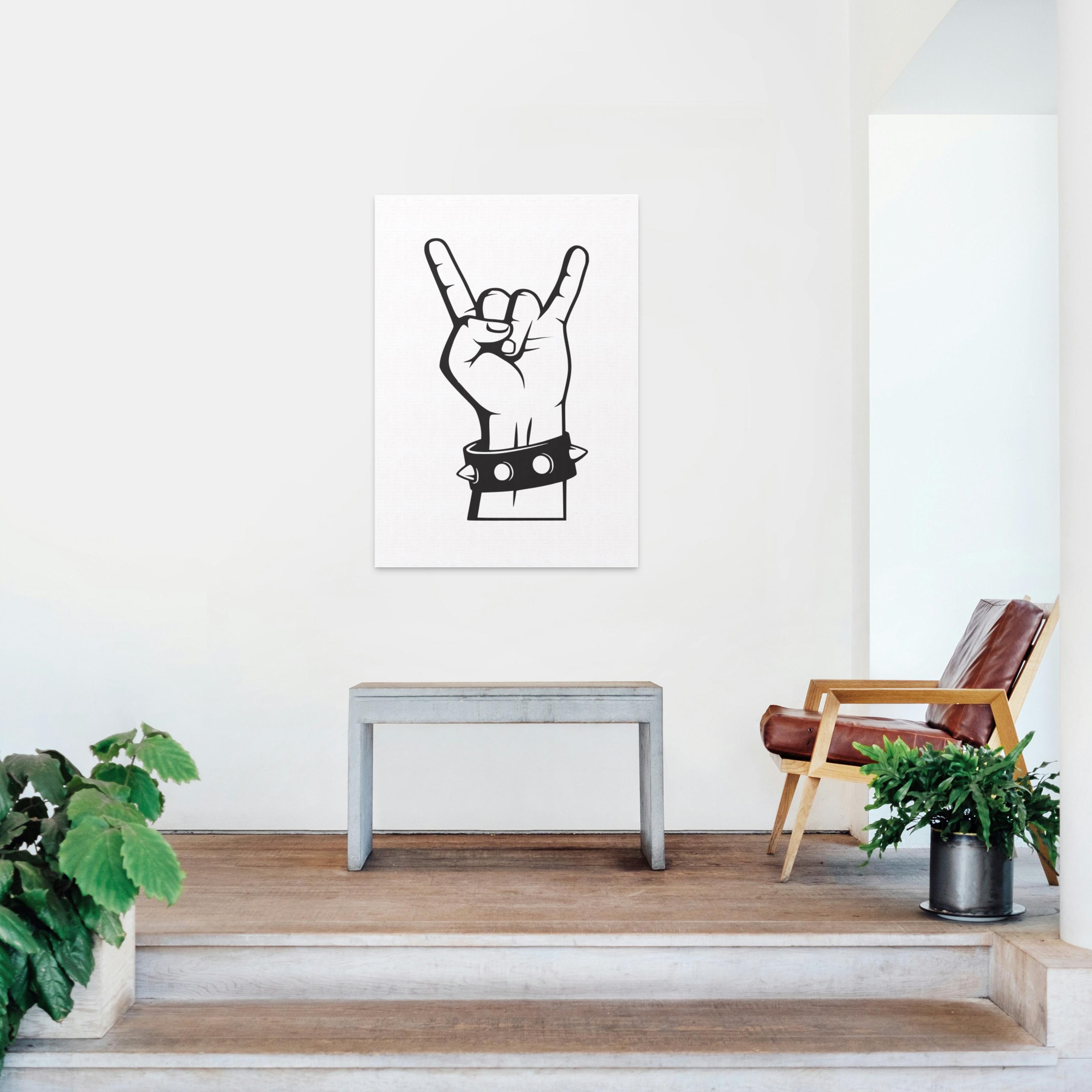 Rock Hand Sign - Heavy Metal File SVG: Laser, Plasma, Cricut CNC ...