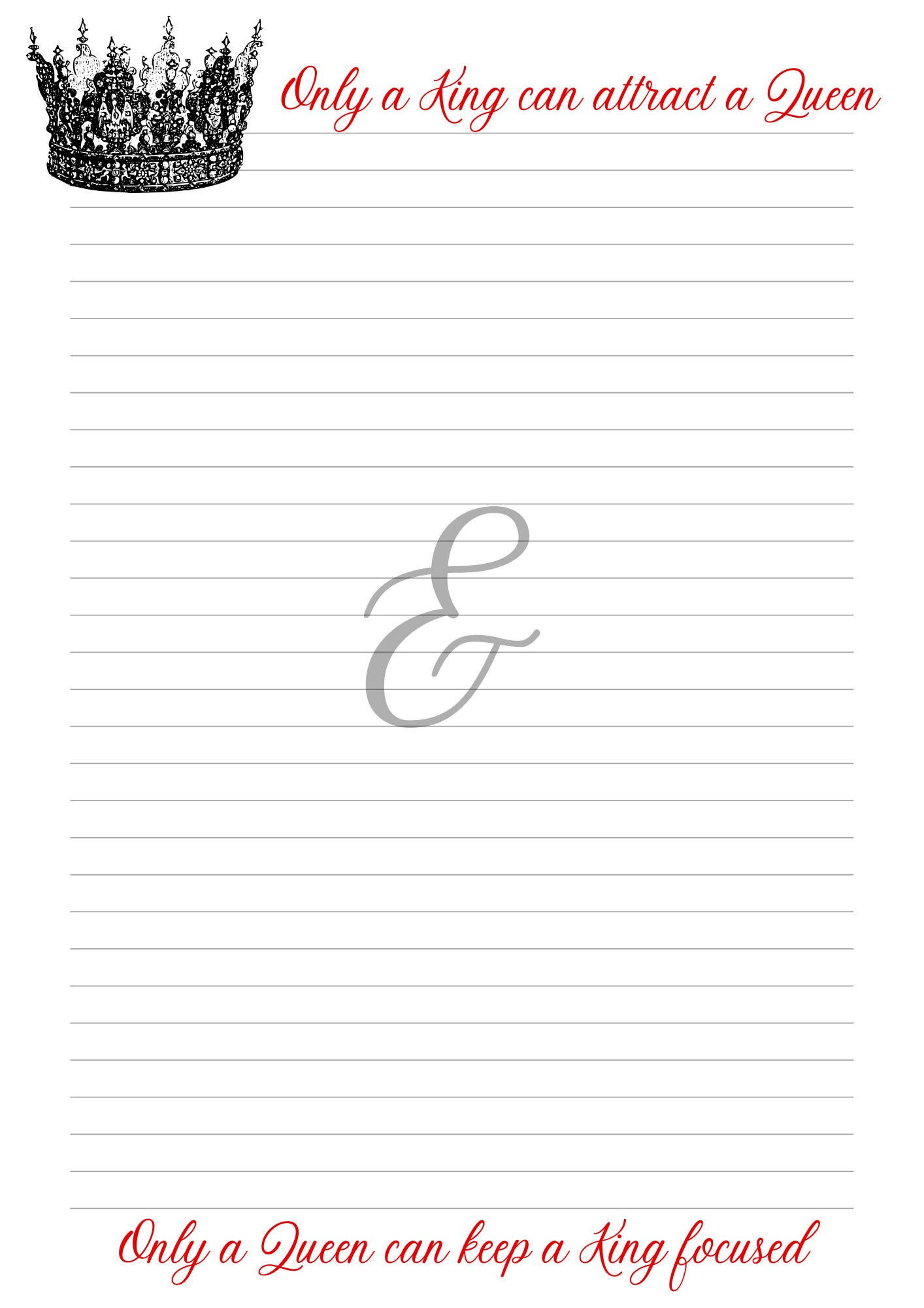 Prison Wife - Lined Stationary Pages - Etsy