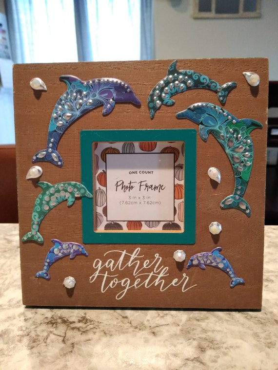 Home Decor Wall Hangings Gather Together Dolphin's photo frame Home ...