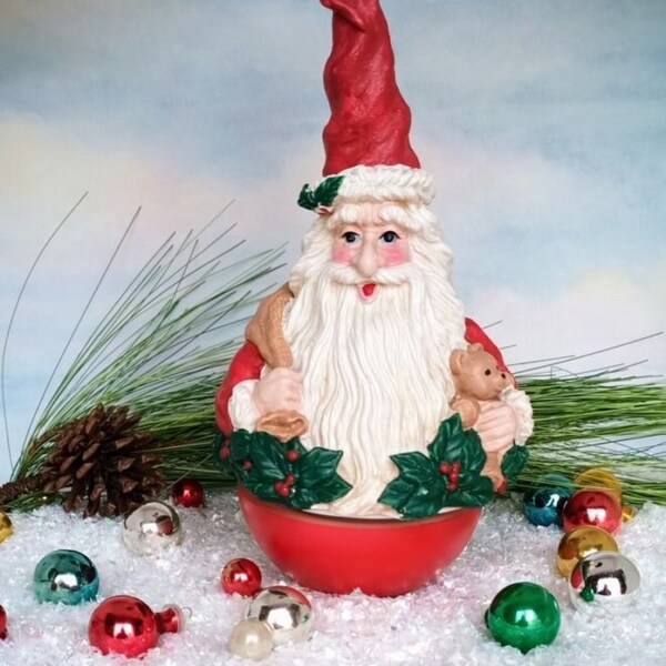 Roly Poly Santa - Etsy