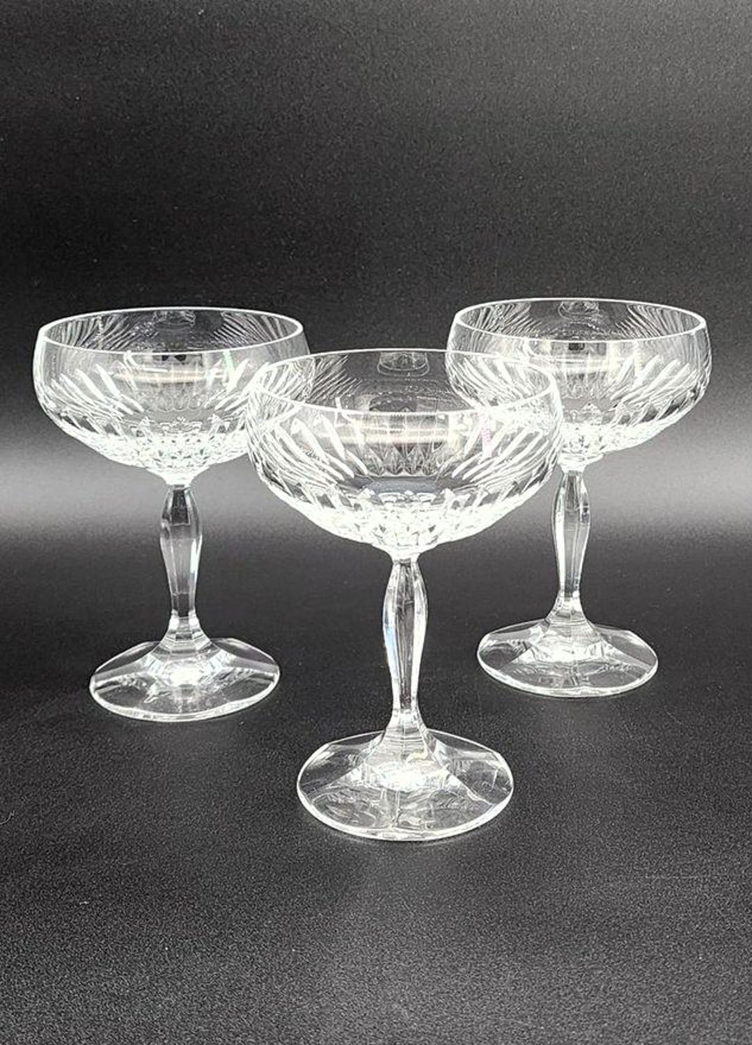 Vintage Schott-zwiesel Crystal Champagne Glasses - Celebration ...