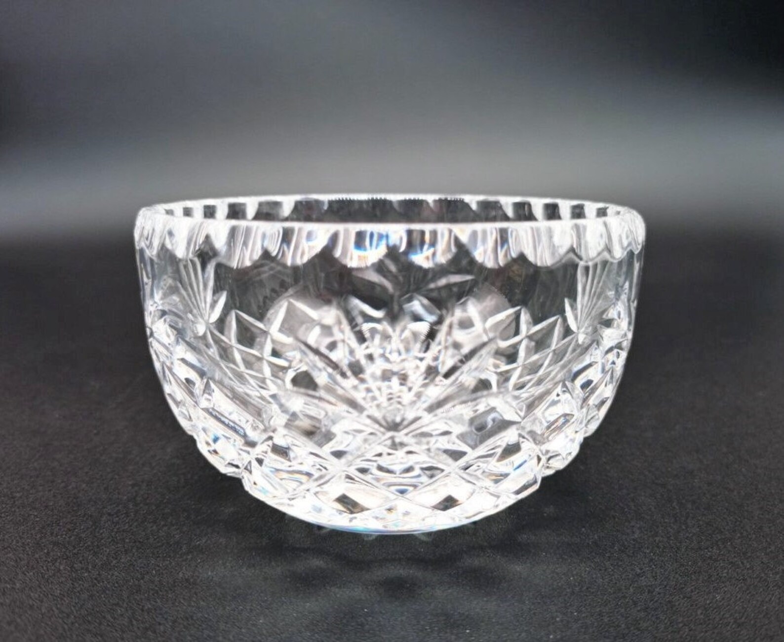 Vintage Crystal Sugar Bowl and Cremer Set Handmade and Hand Cut Watford ...