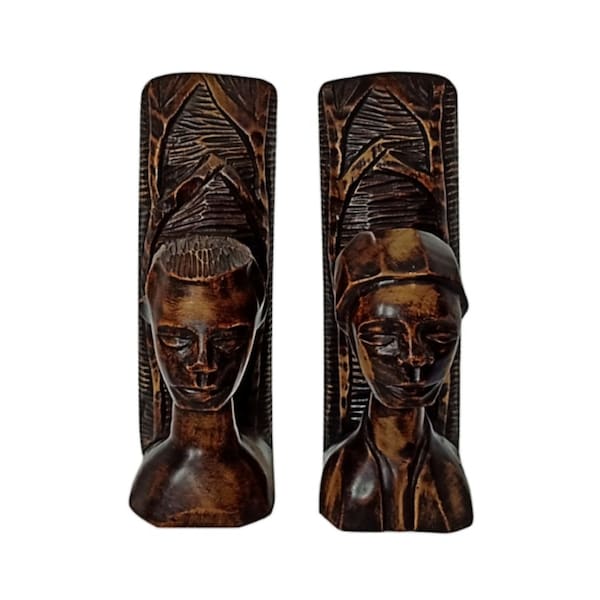 African Bookends - Etsy