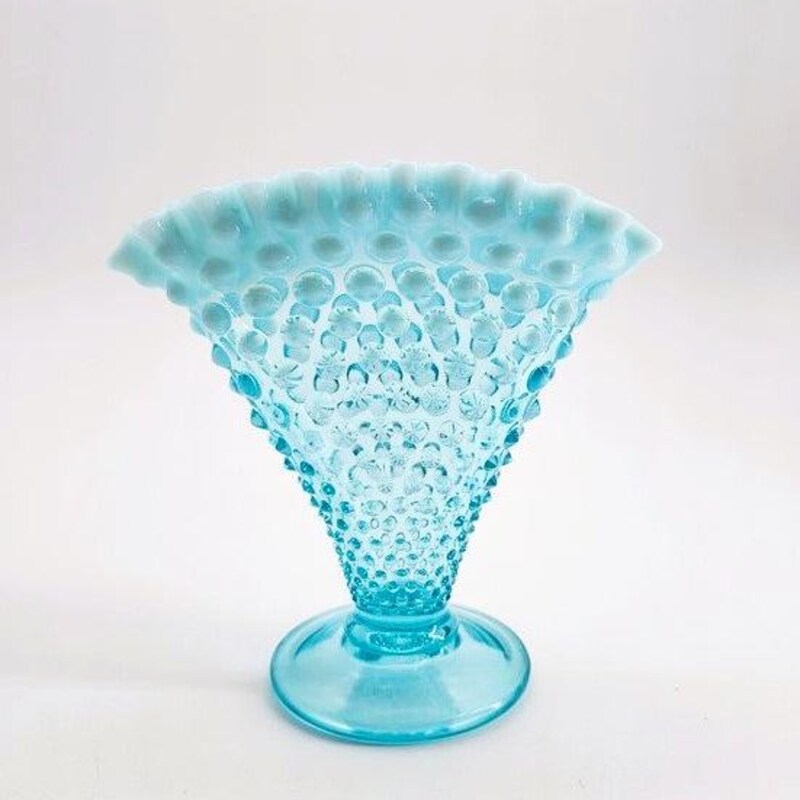 Hobnail Fan Vase - Etsy