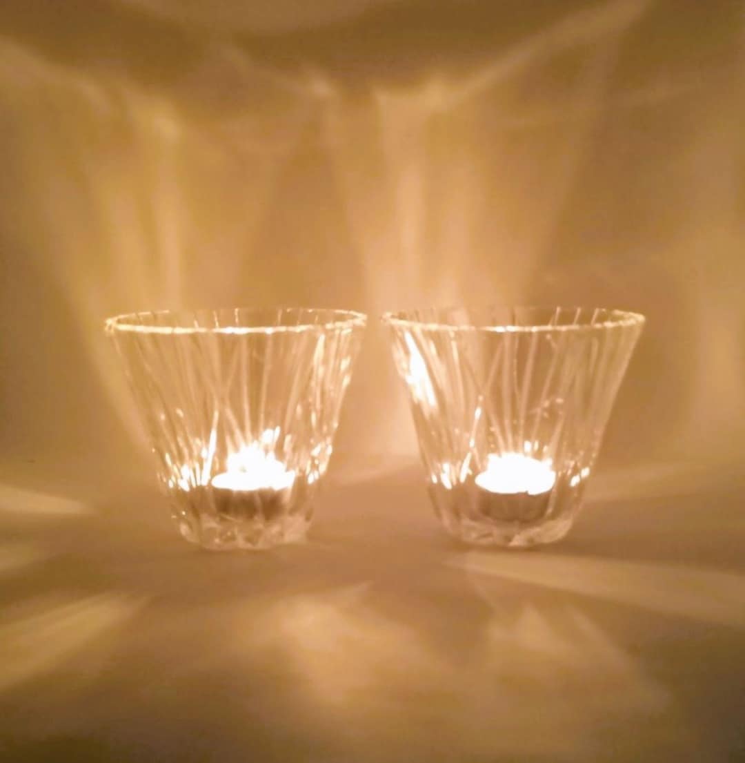 Crystal Votives by American Crystal Collection Set of 2 Votives ...