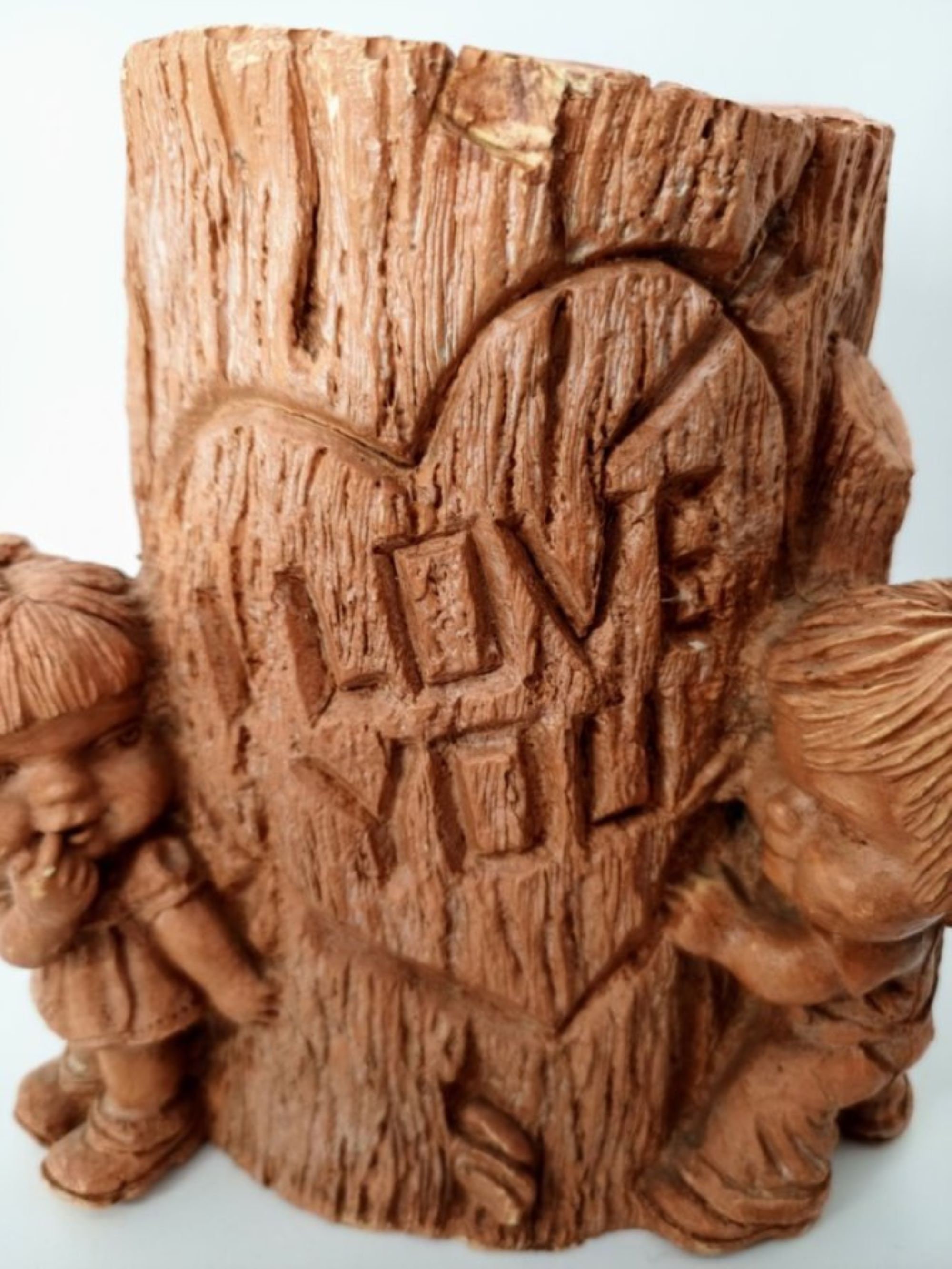 Vintage Girl and Boy Tree Trunk i Love You - Etsy