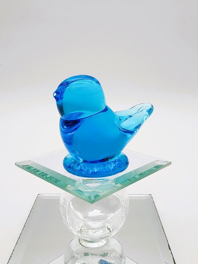 Vintage Glass Bluebird of Happiness Figurine, Signed and Dated Ron Ray Sunny Day Bluebird - Etsy UK