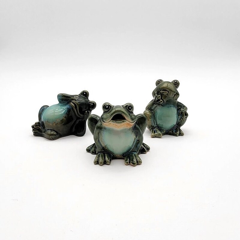 Vintage Ceramic Frog - Etsy