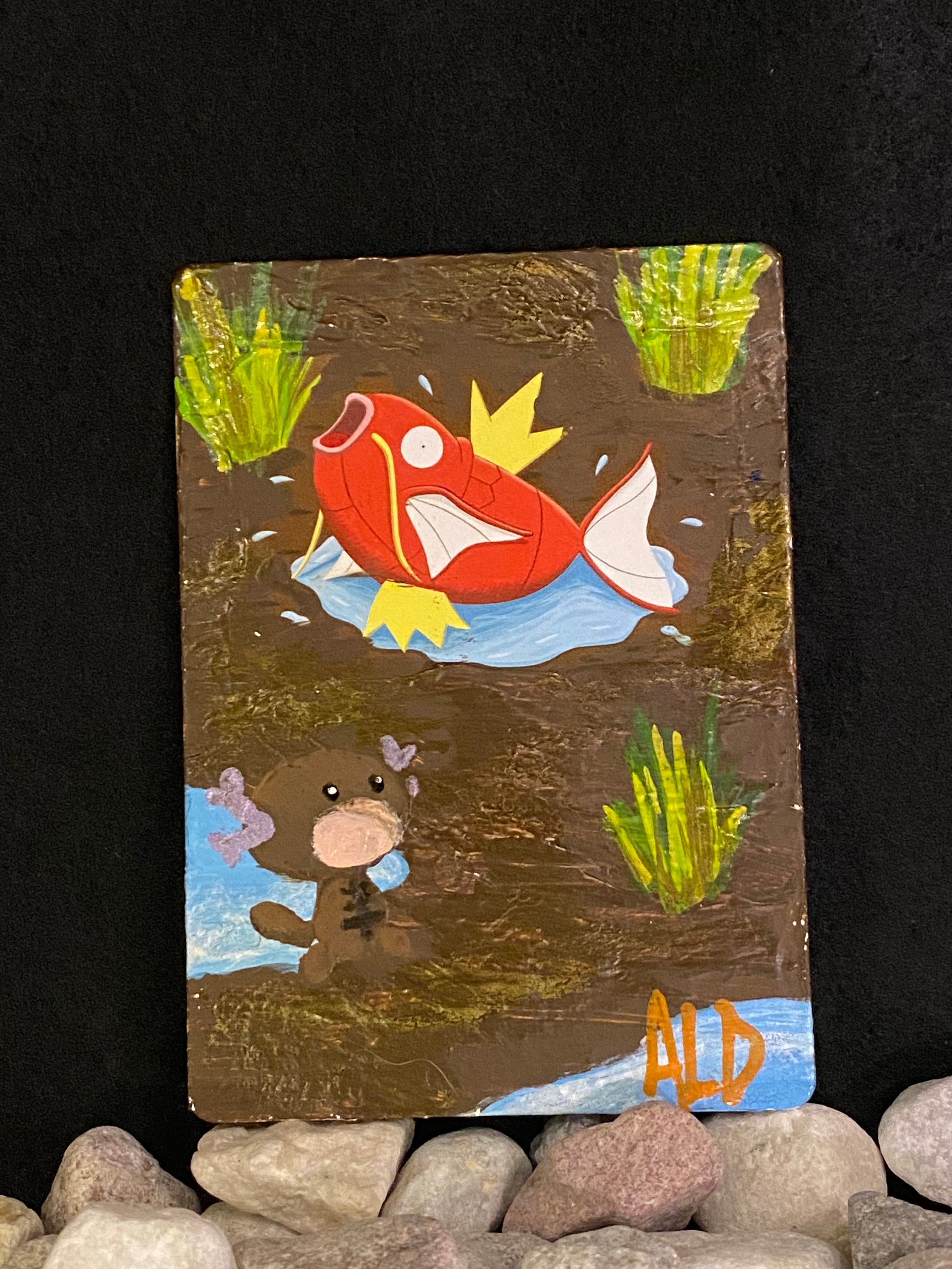 Hand Painted Magikarp Pokemon Card - Etsy