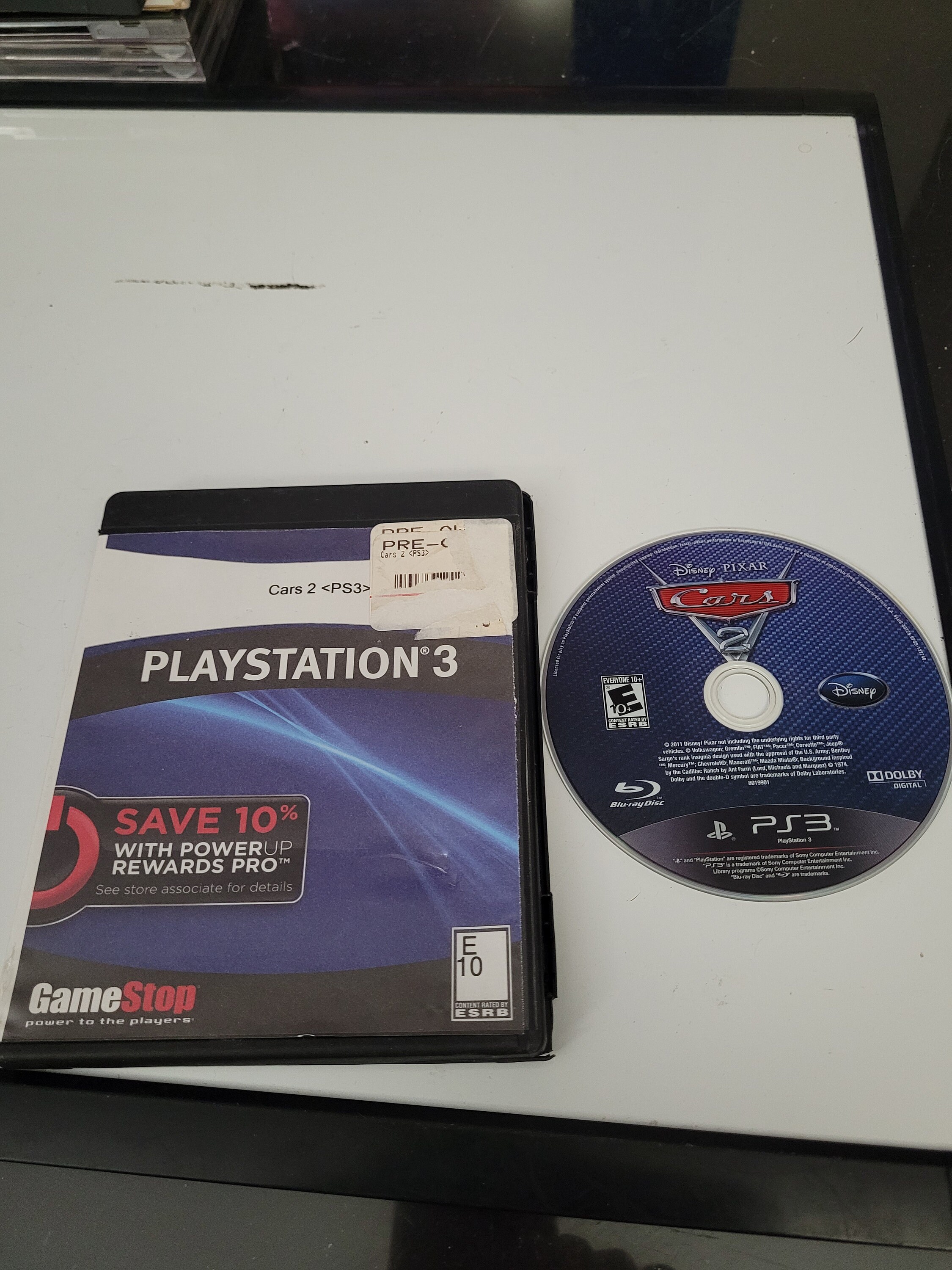 Playstation 3 Cars 2 Etsy