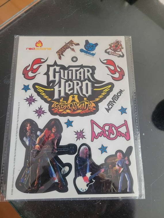 Guitar Hero Guitar Stickers