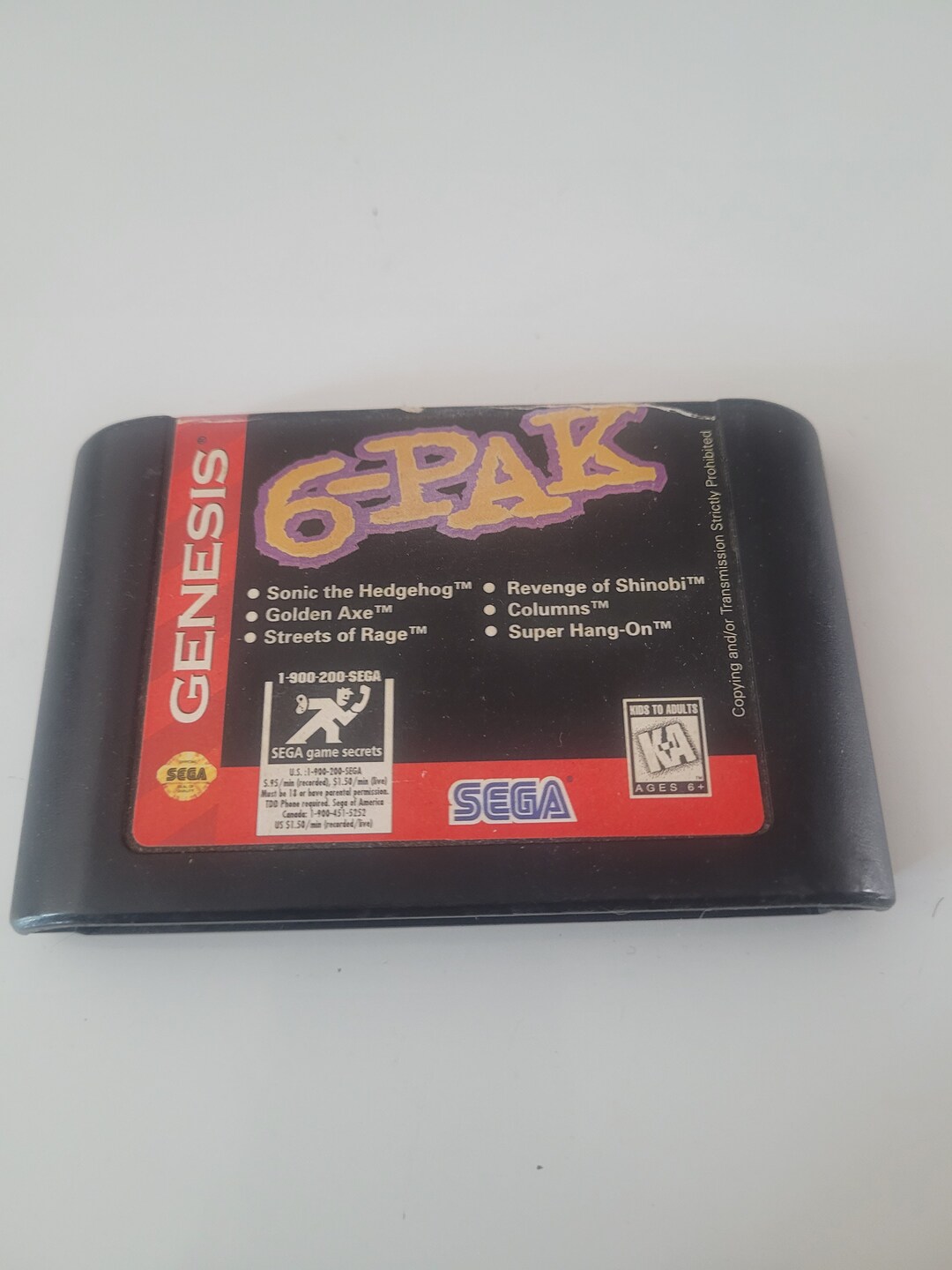 Sega Genesis 6-pak - Etsy