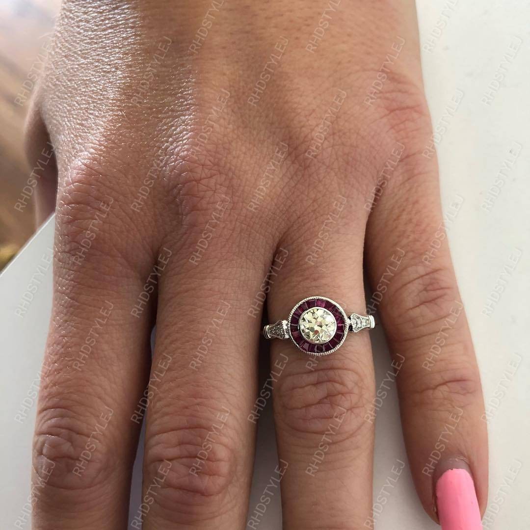 Antique Old European Cut Engagement Ring Old Mine Cut Rings - Etsy