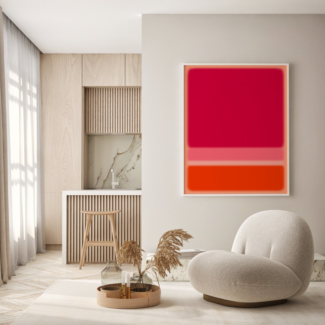 Mark Rothko Inspired Contemporary Gradient Print - Etsy