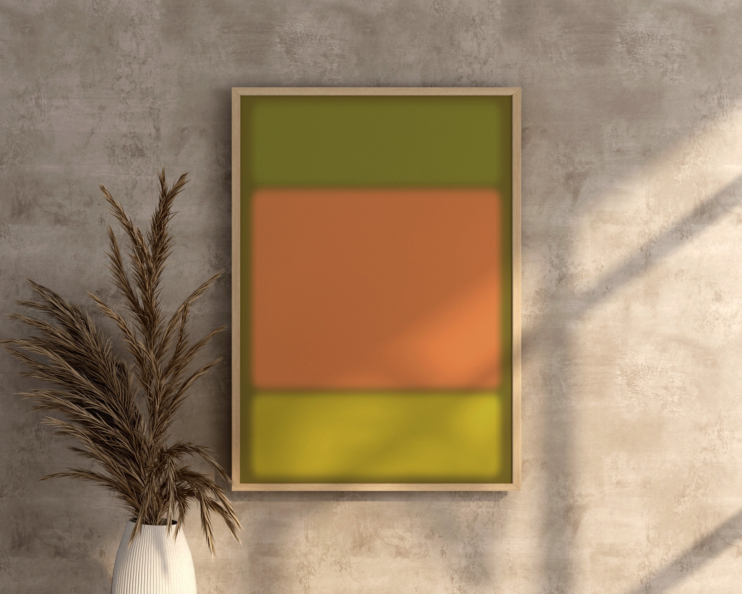 Mark Rothko Inspired Contemporary Colorful Abstract Art - Etsy