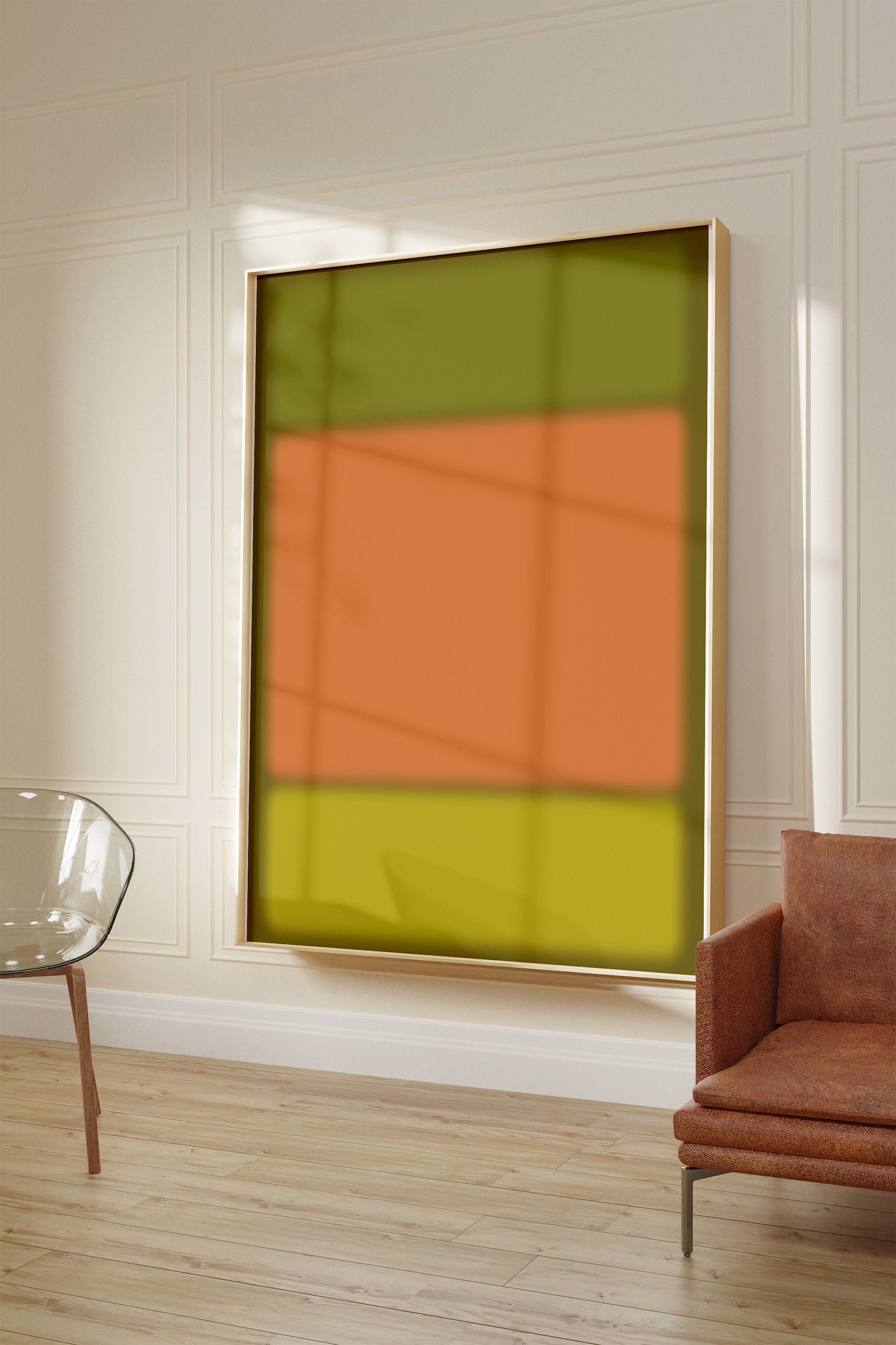 Mark Rothko Inspired Contemporary Colorful Abstract Art - Etsy