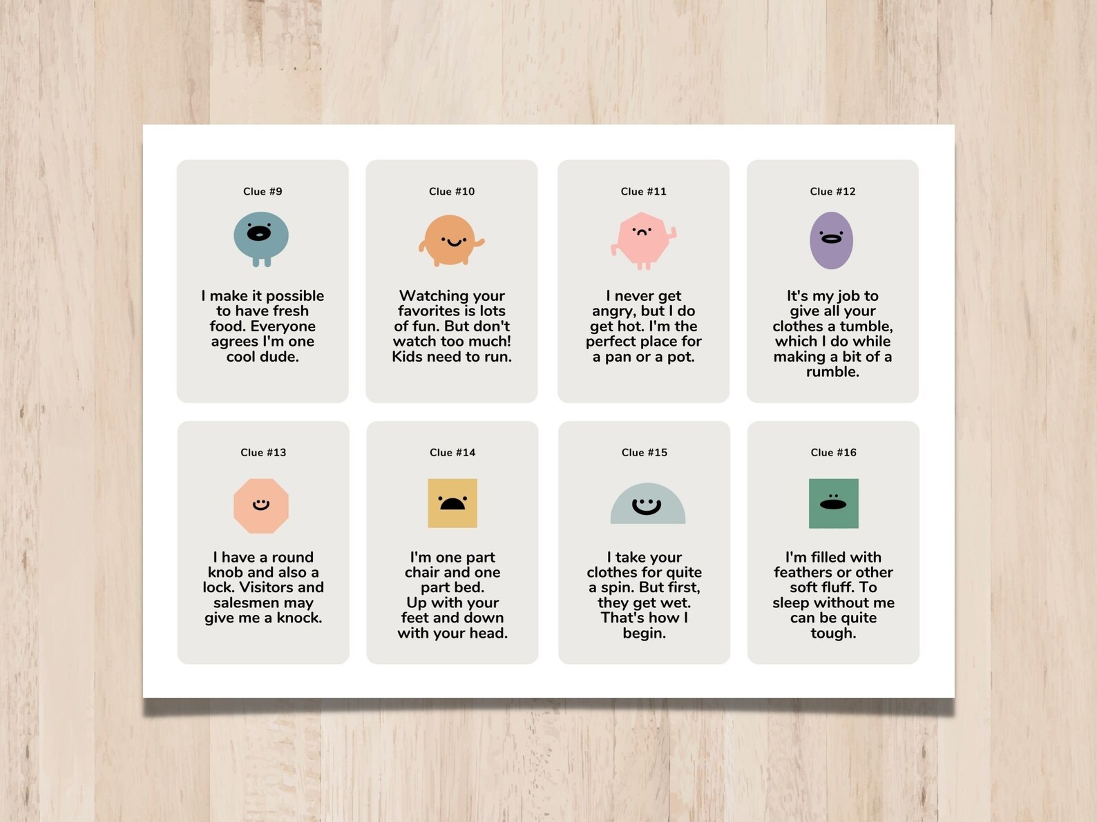 Indoor Scavenger Hunt Printable Edit, Indoor Birthday Treasure Hunt ...