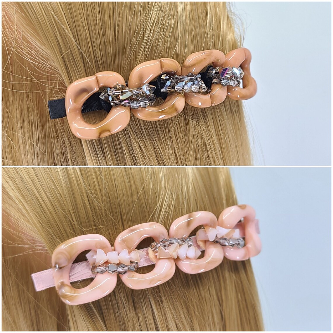 Tortoise Shell Hair Barrette Hair Clips Marble Hair Barrette | Etsy UK