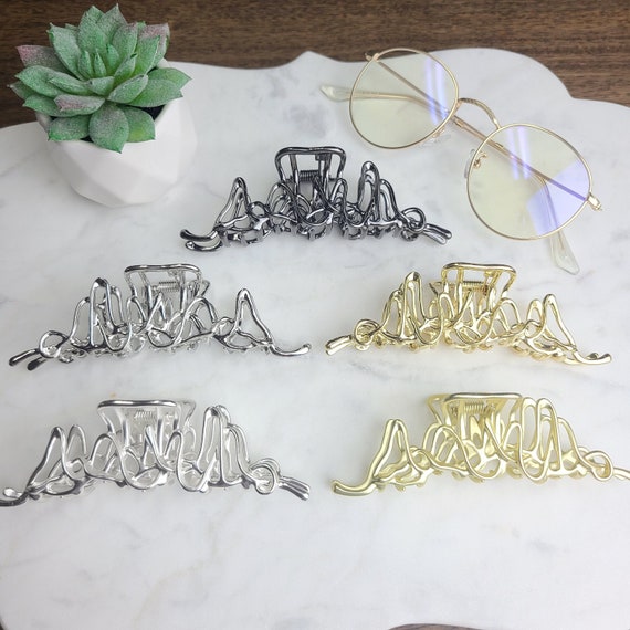 Metal Hair Claw Clip Hair Claw Clip for Thin and Thick Hair - Etsy