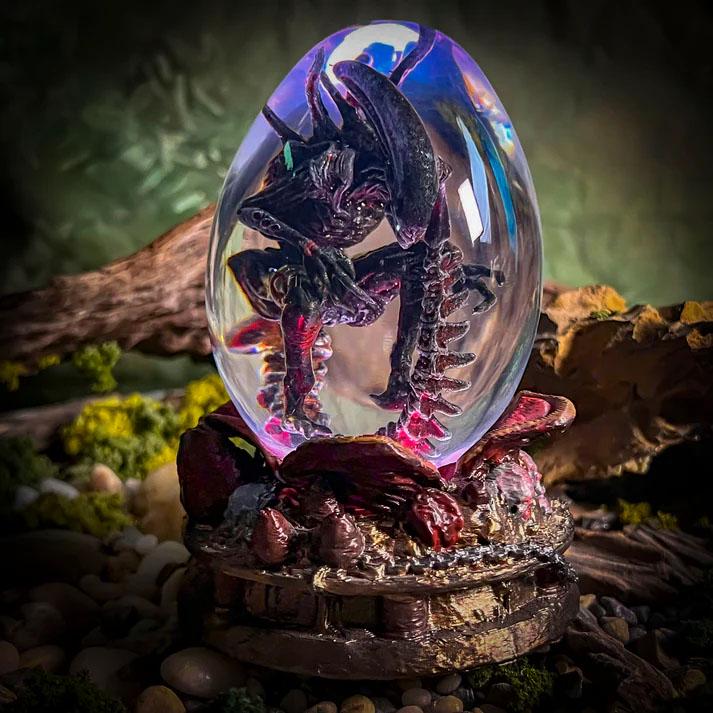 Alien Epoxy Lamp Xeno.morph Egg Lamp Resin Space Monster Resin Lamp ...