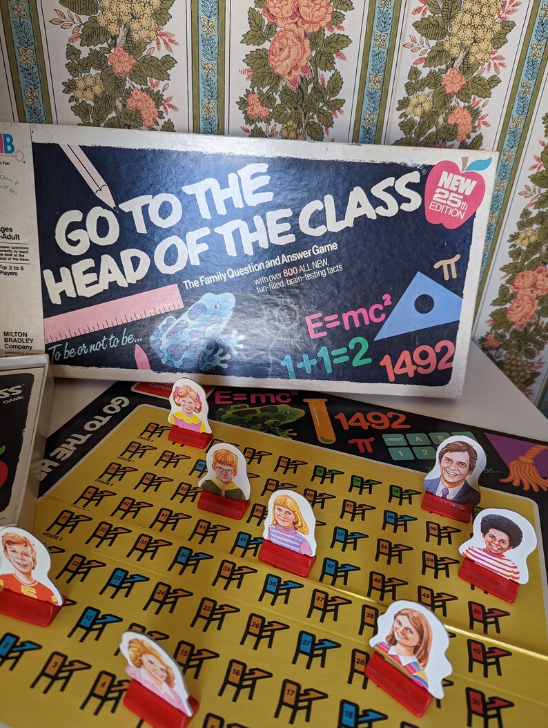 1985 Go to the Head of the Class Board Game - COMPLETE - Etsy