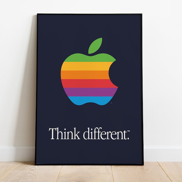 Apple Think Different Poster - Etsy