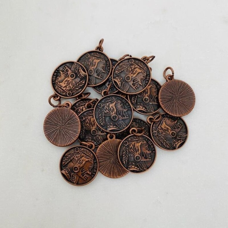 Copper Charms - Etsy