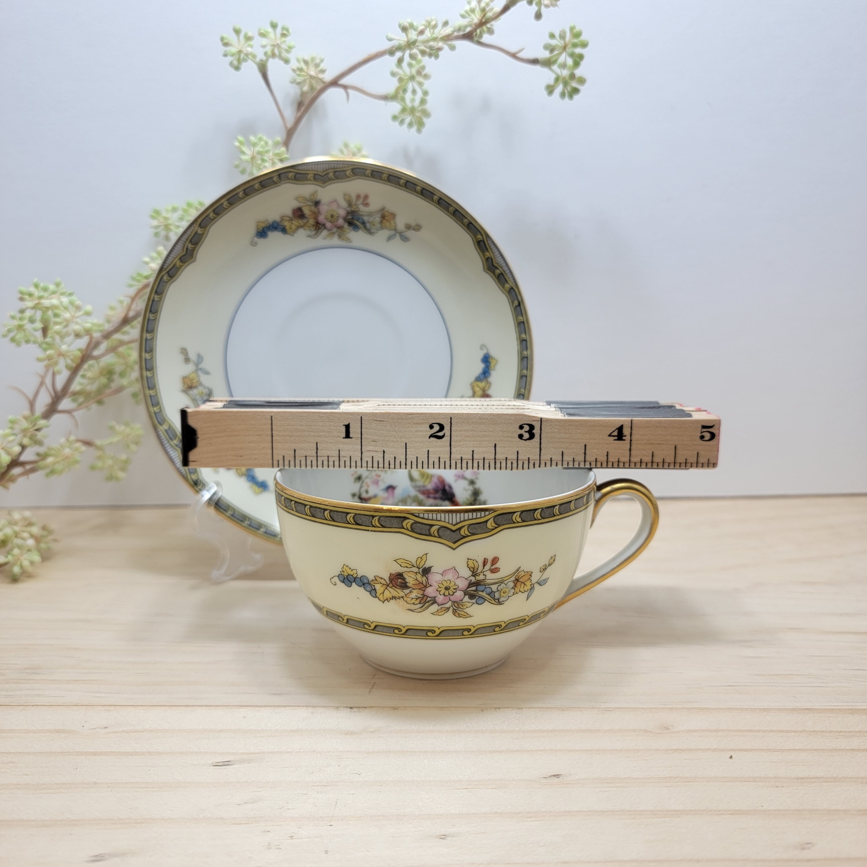 Vintage Rare Teacup and Saucer Noritake Morimuna Windsor Made in Japan ...