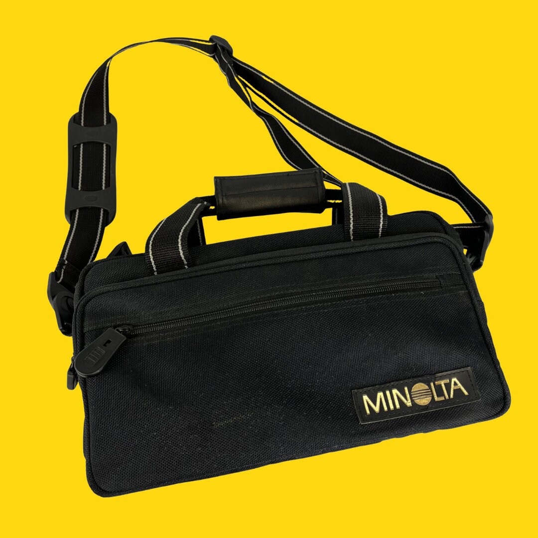 Minolta Large Black SLR Camera Bag - Etsy