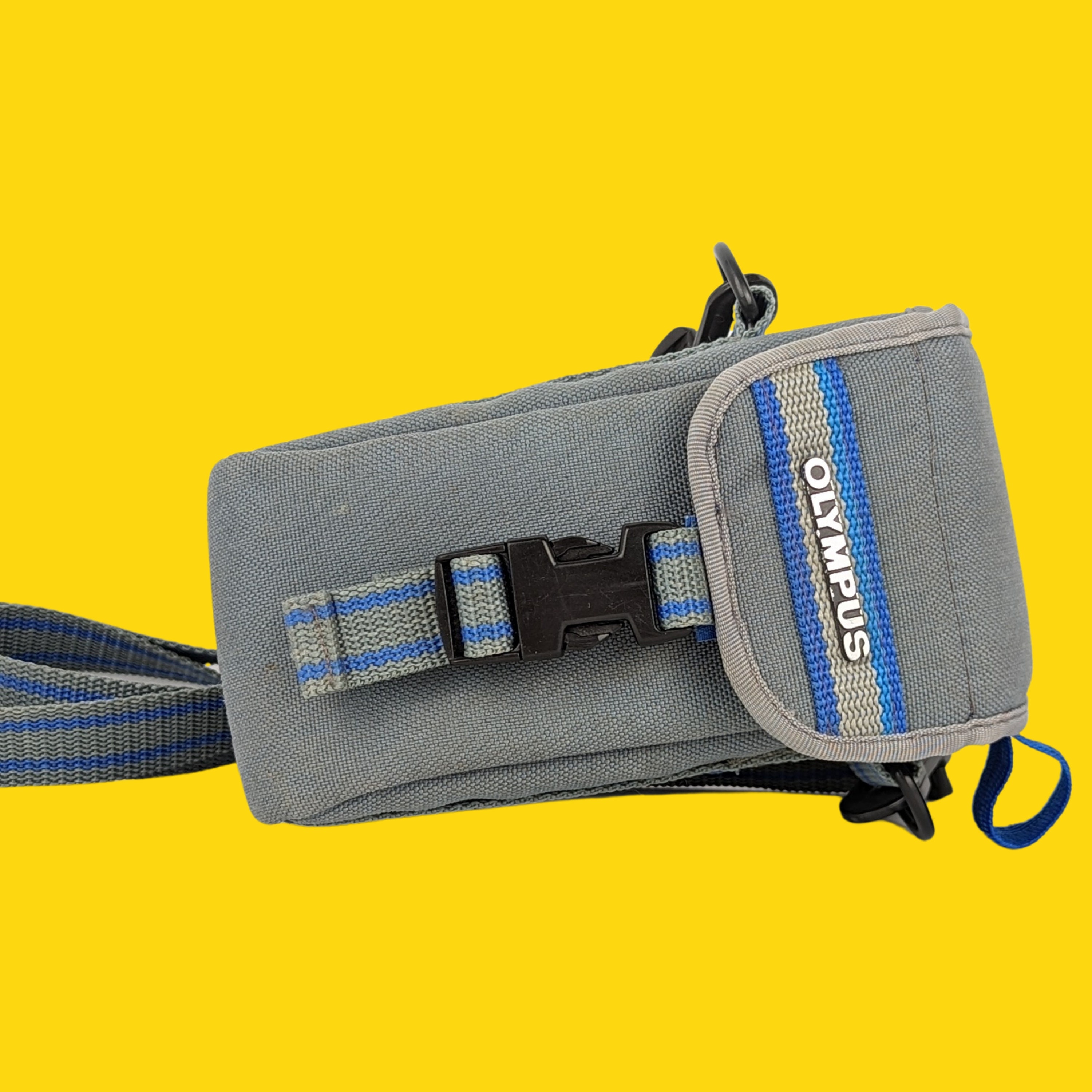 Olympus Grey and Blue Fabric Compact Camera Bag - Etsy