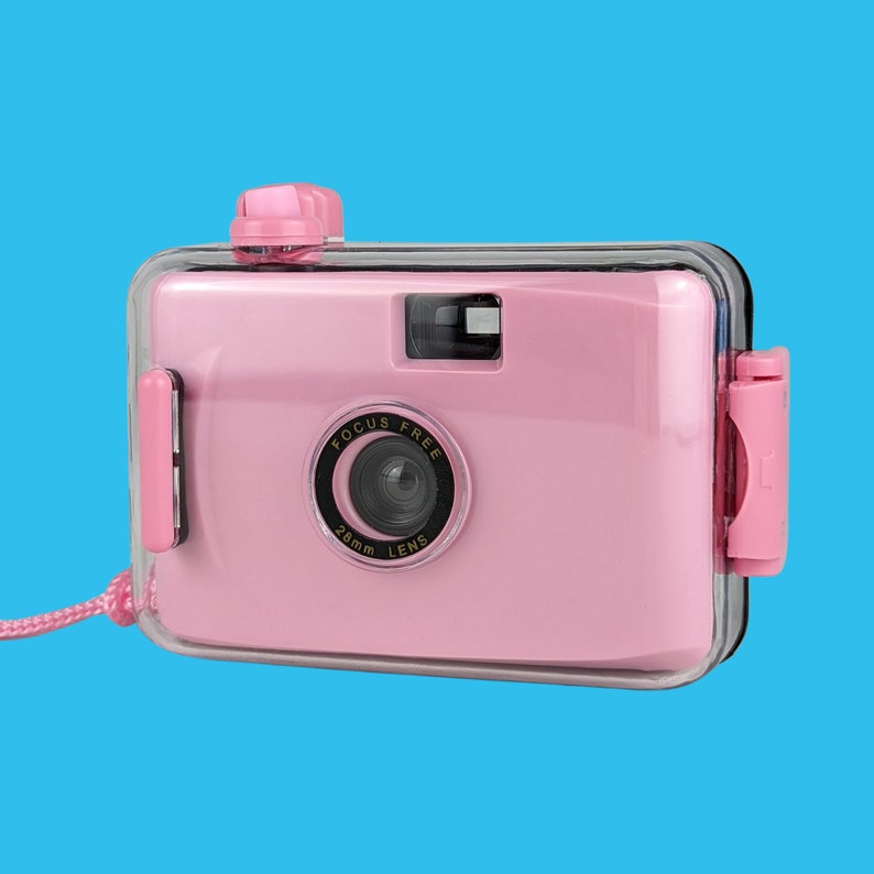 Pink Underwater Focus Free 35mm Point and Shoot Film Camera Reusable - Etsy