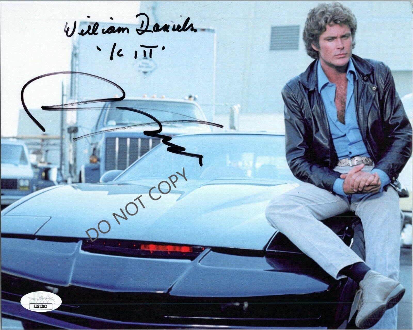 WILLIAM Daniels David HASSELHOFF KNIGHT Rider 8 X10 - Etsy