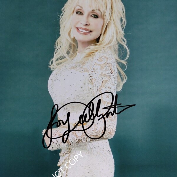 Dolly Parton Autograph - Etsy