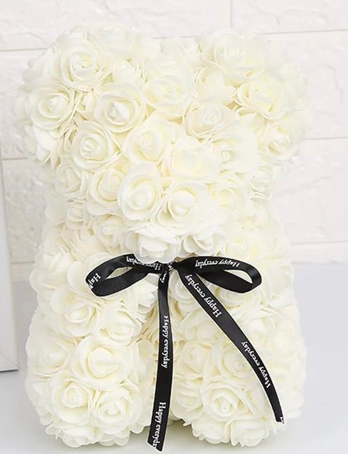 10” Luxury Rose Teddy Bear With a Box, Gift for Her, Gift for Him ...