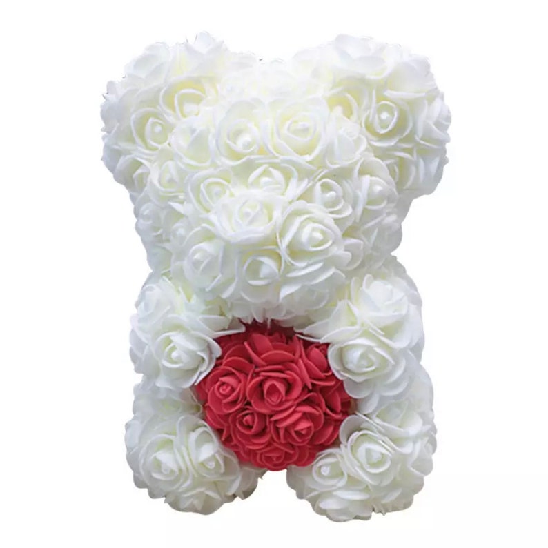10” Luxury Rose Teddy Bear With a Box, Gift for Her, Gift for Him ...