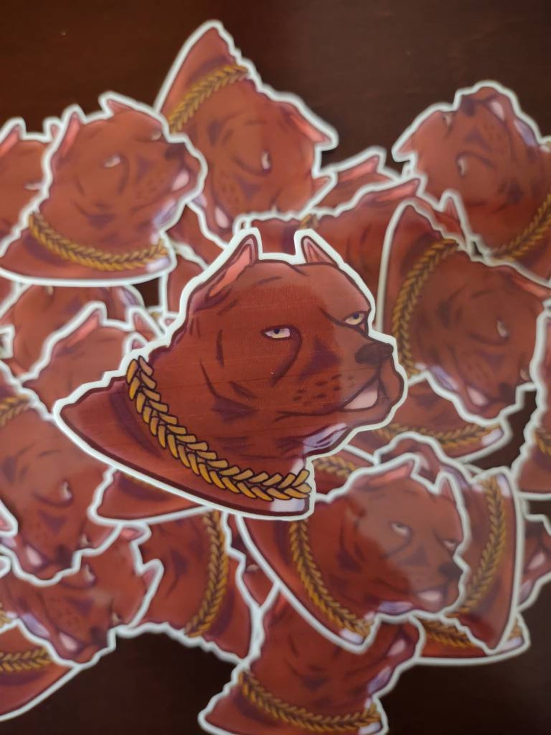 Bully Dog Vinyl Stickers/die Cut Stickers/ Laptop Stickers/ Art ...