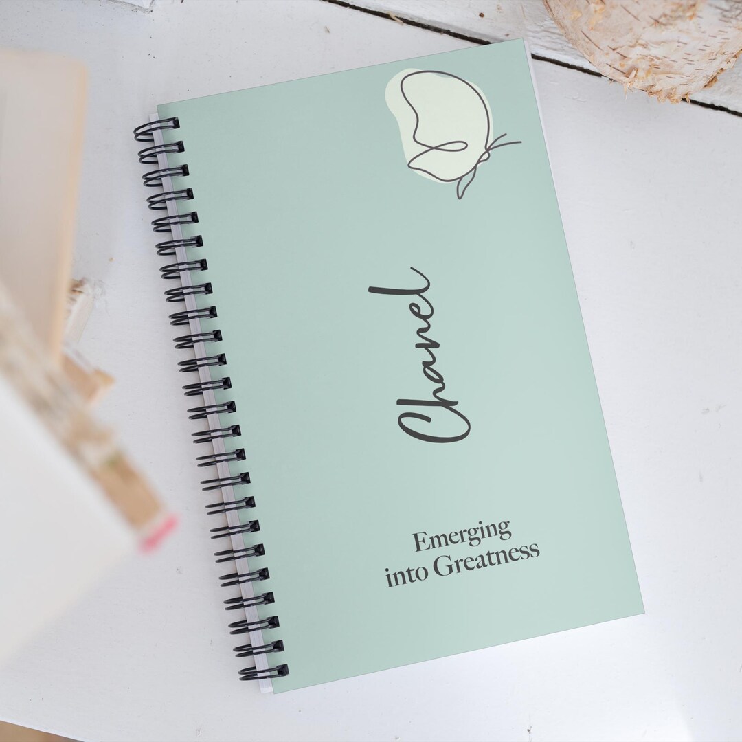 Personalized Mint Green Journal, Custom Name Notebook, Gift for Her - Etsy