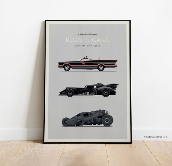 The Evolution Of Batmobile Drawings