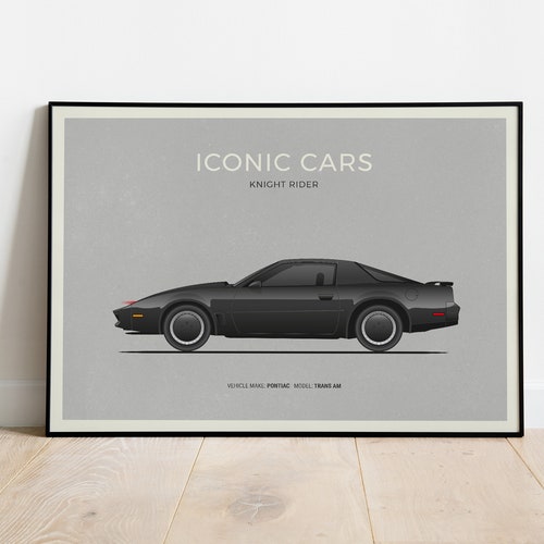 Knight Rider Poster Knight Rider Print Wall Art Wall Decor - Etsy