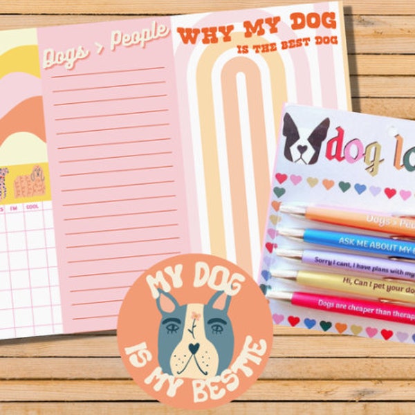 Dog Writing Pen - Etsy