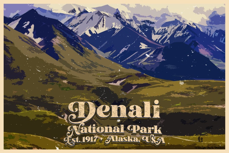 Denali National Park Digital Download - Etsy