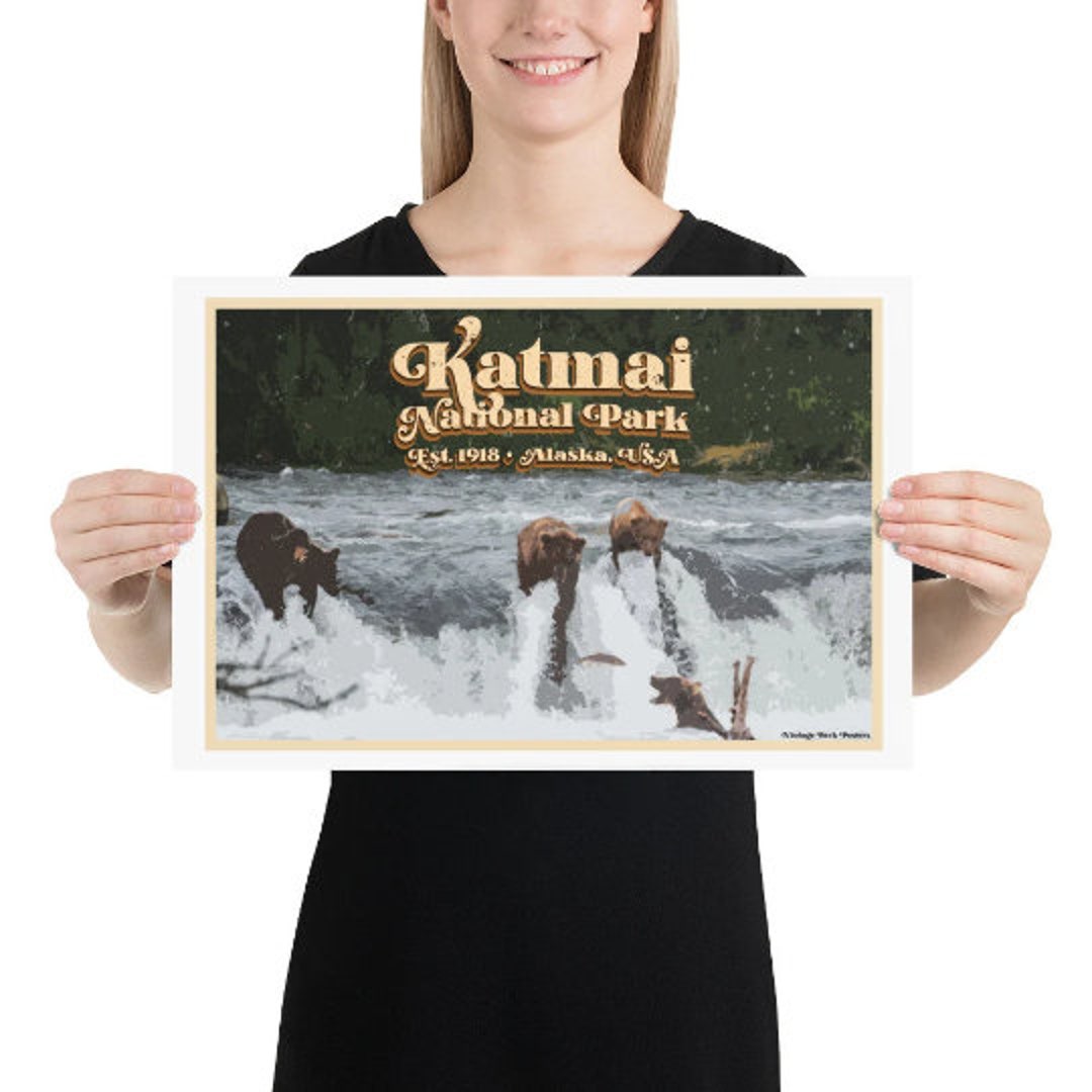 Katmai National Park Poster - Etsy