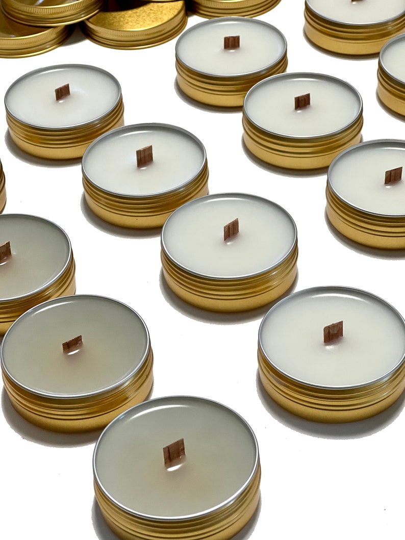 2oz Candle Travel Tins | Coconut Wax Candles | Wood Wicks | Mini Travel ...